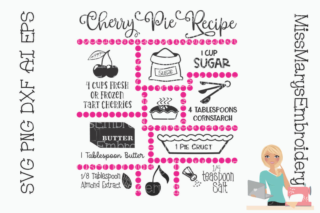 Pecan Pie Recipe - Miss Mary's Embroidery