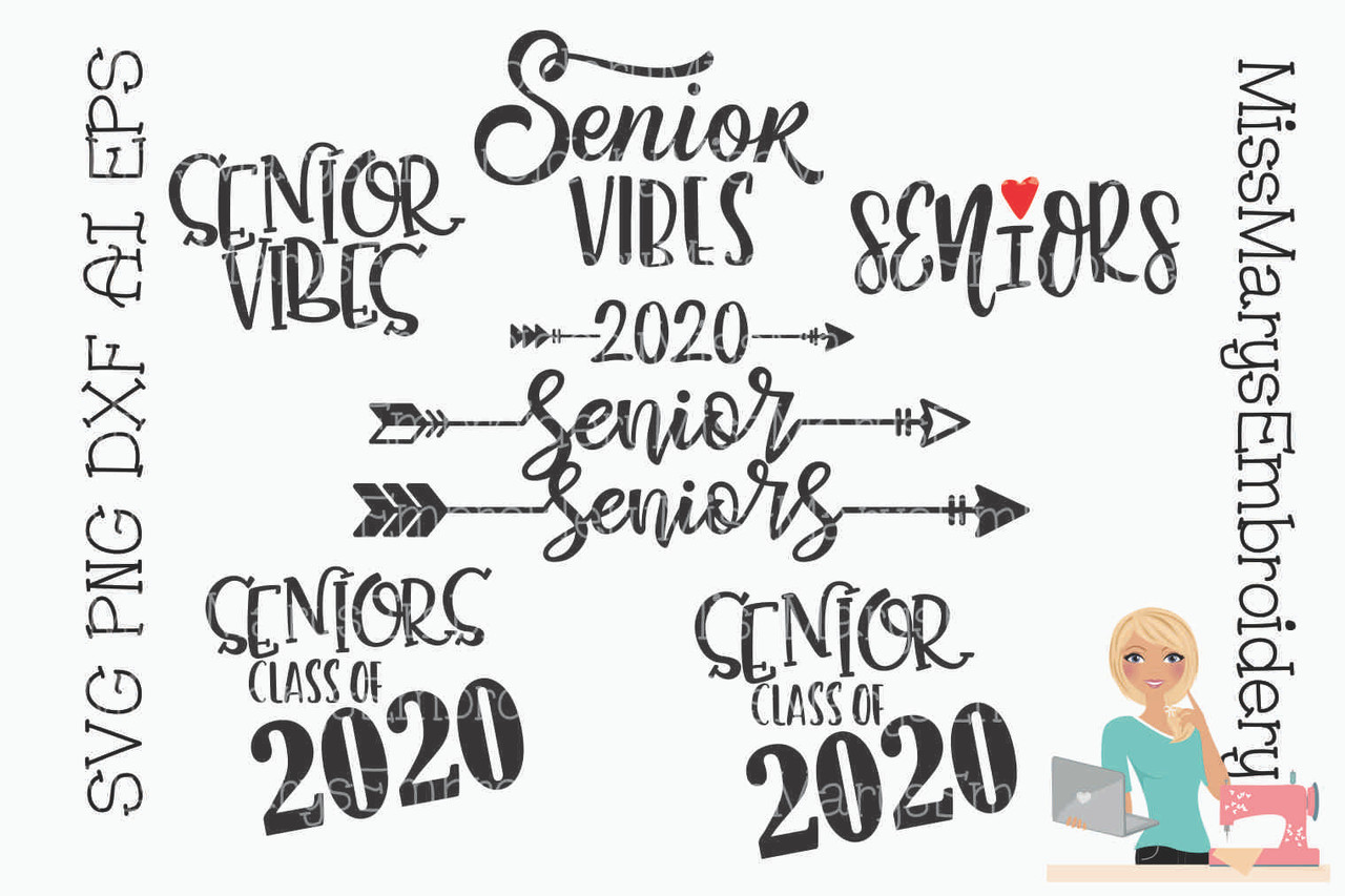Senior Saying Bundle 2020 - Miss Mary's Embroidery
