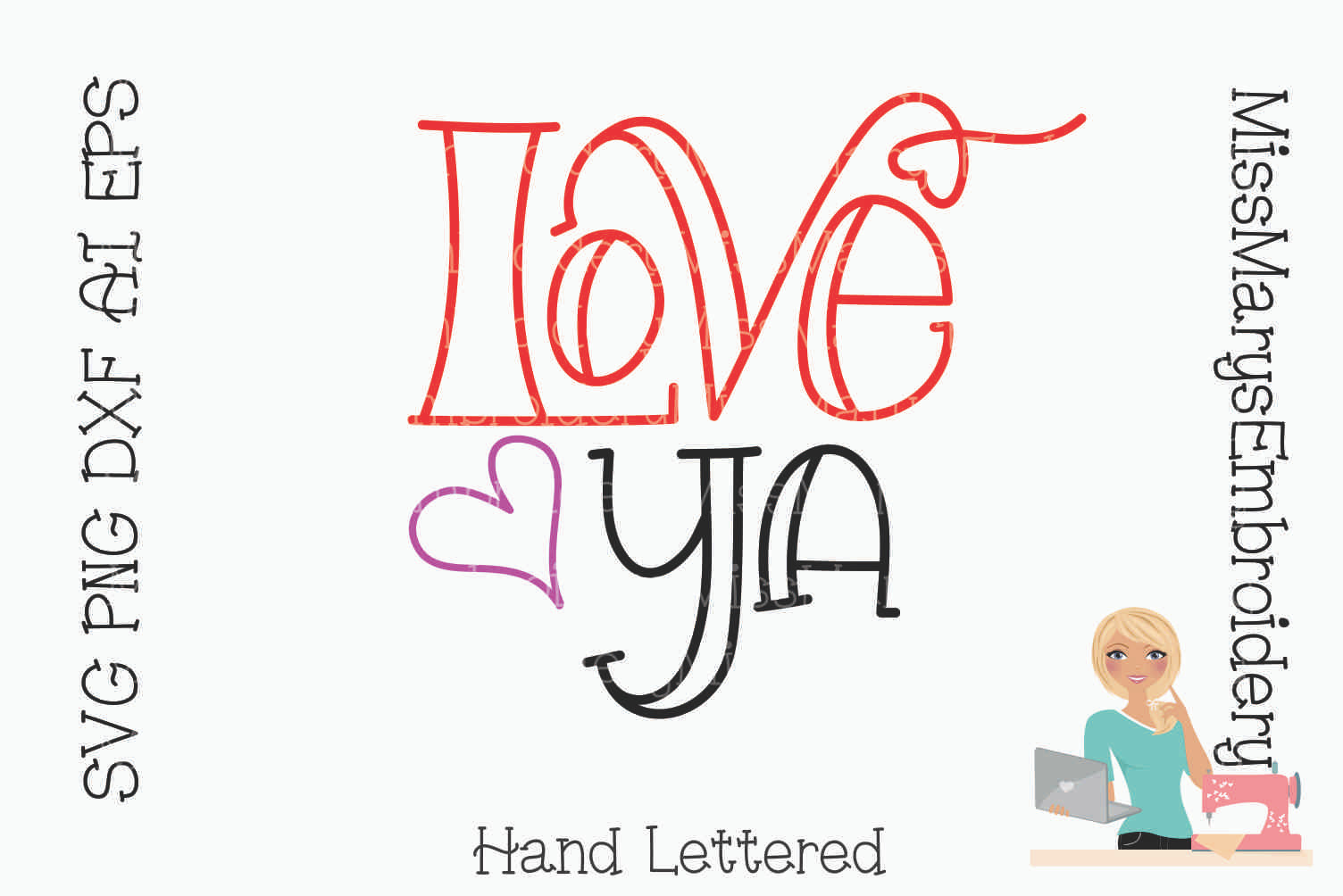 Love Stinks SVG - Miss Mary's Embroidery