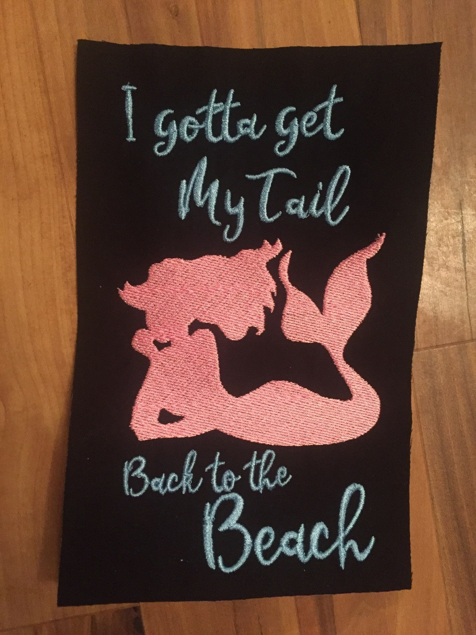 Mermaid Letters - Miss Mary's Embroidery