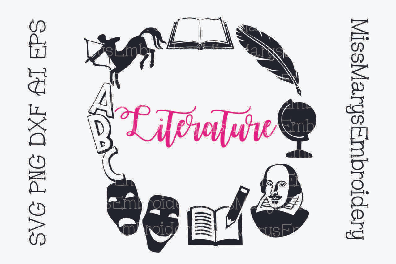 Literature Subject Frame - Miss Mary's Embroidery