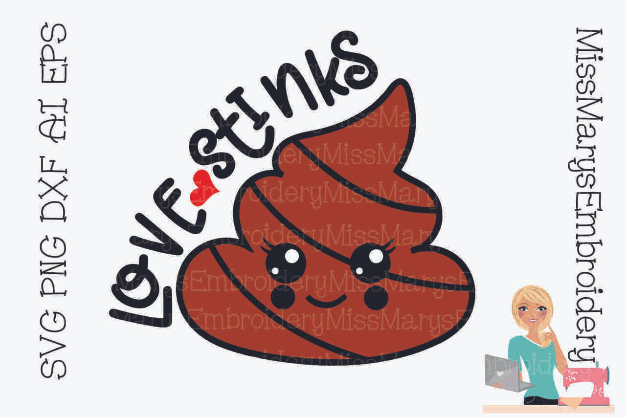 Love Stinks SVG - Miss Mary's Embroidery