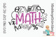 Math Title SVG - Miss Mary's Embroidery