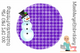 Snowman Ring - Miss Mary's Embroidery