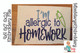 Allergic to Homework SVG - Miss Mary's Embroidery