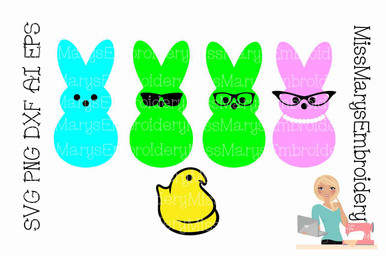 Peeps SVG - Miss Mary's Embroidery