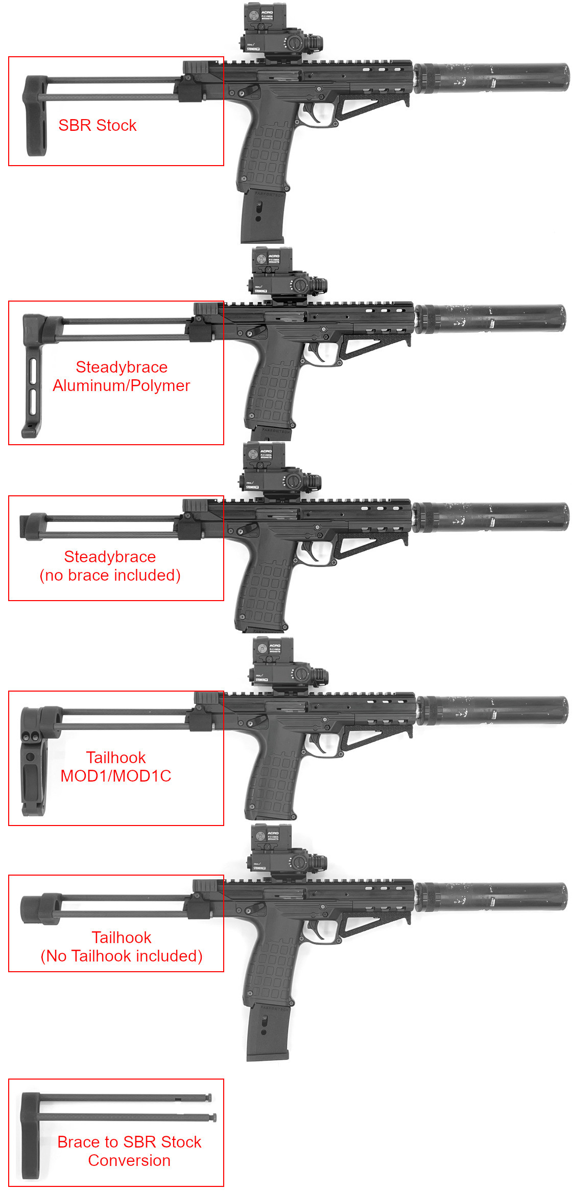 KelTec CP33 Telescoping Brace/Stock - FarrowTech