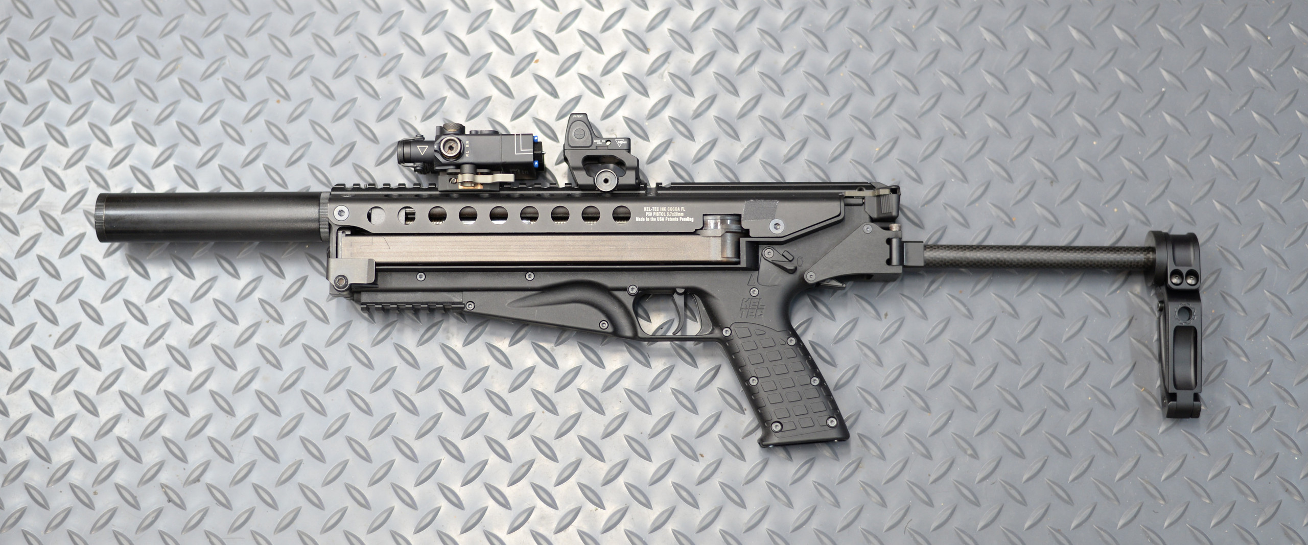 KelTec P50 Side Folding Brace/Stock - FarrowTech