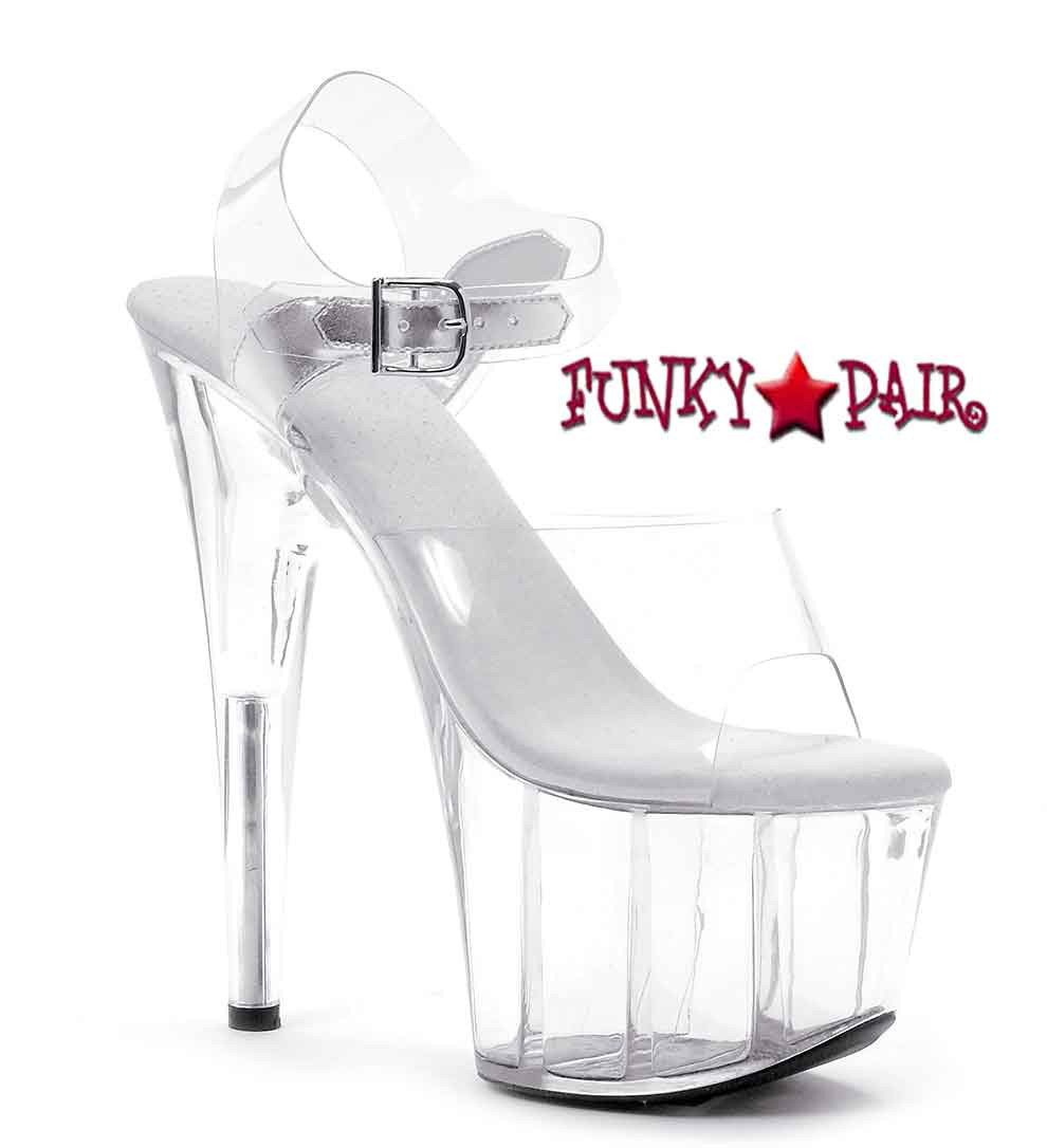 709-Brook, 7 Inch Stiletto High Heel with 2.75 Inch Platform Ankle ...
