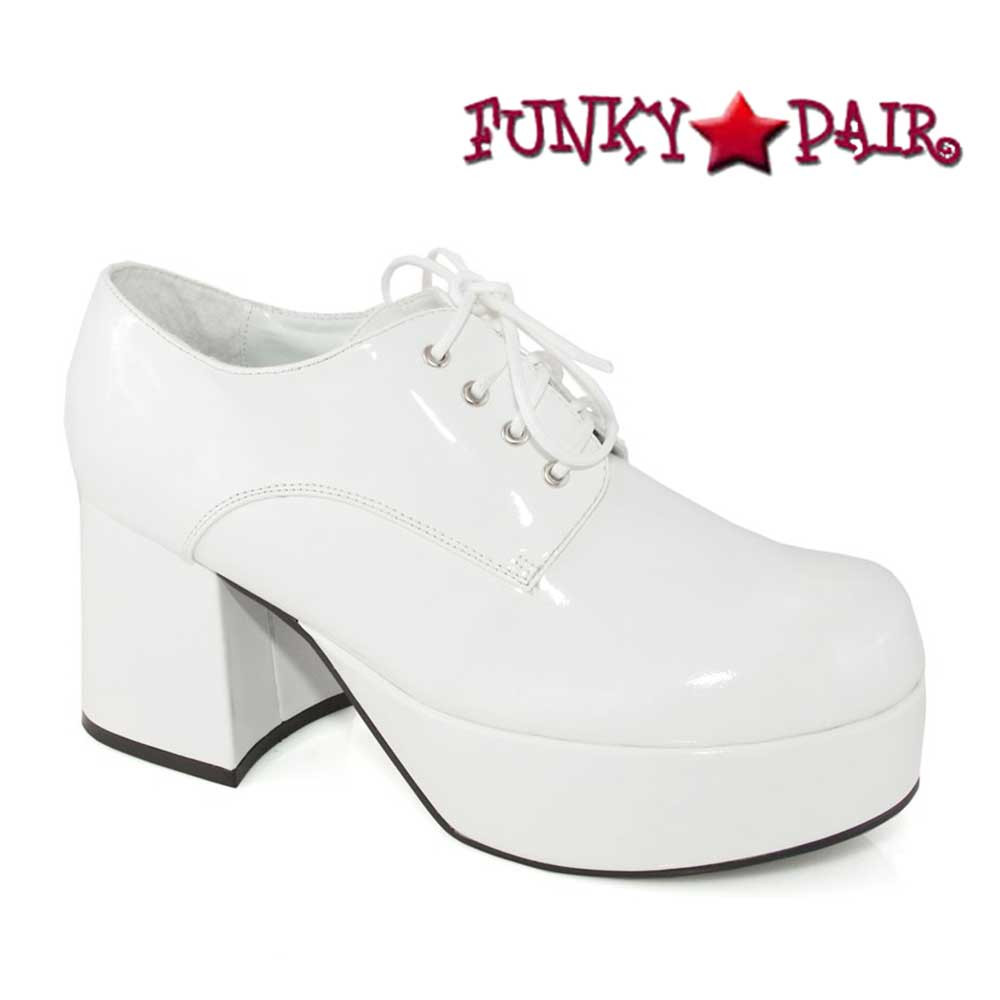 312-Pimp, Men Disco Platform Shoes
