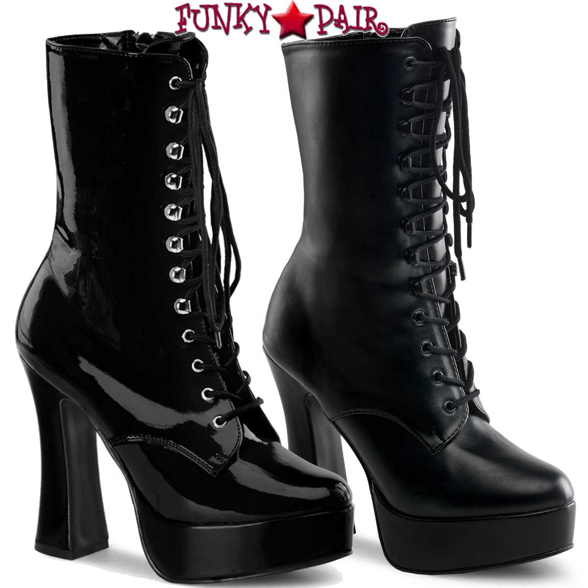 Pleaser | ELECTRA-3000Z, 5 Inch Platform Stretch Thigh High Boot