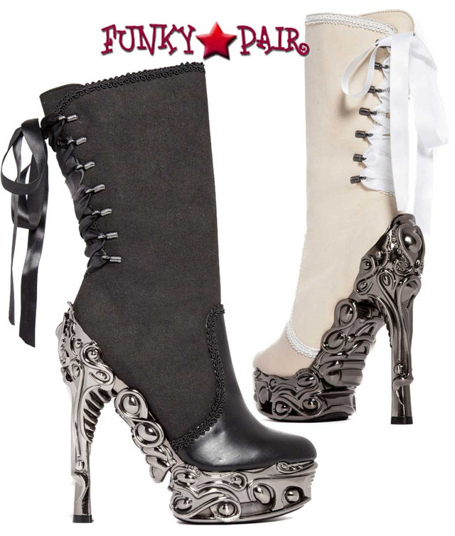 LOKIE, Thigh High SteamPunk Fashion Boots by Hades