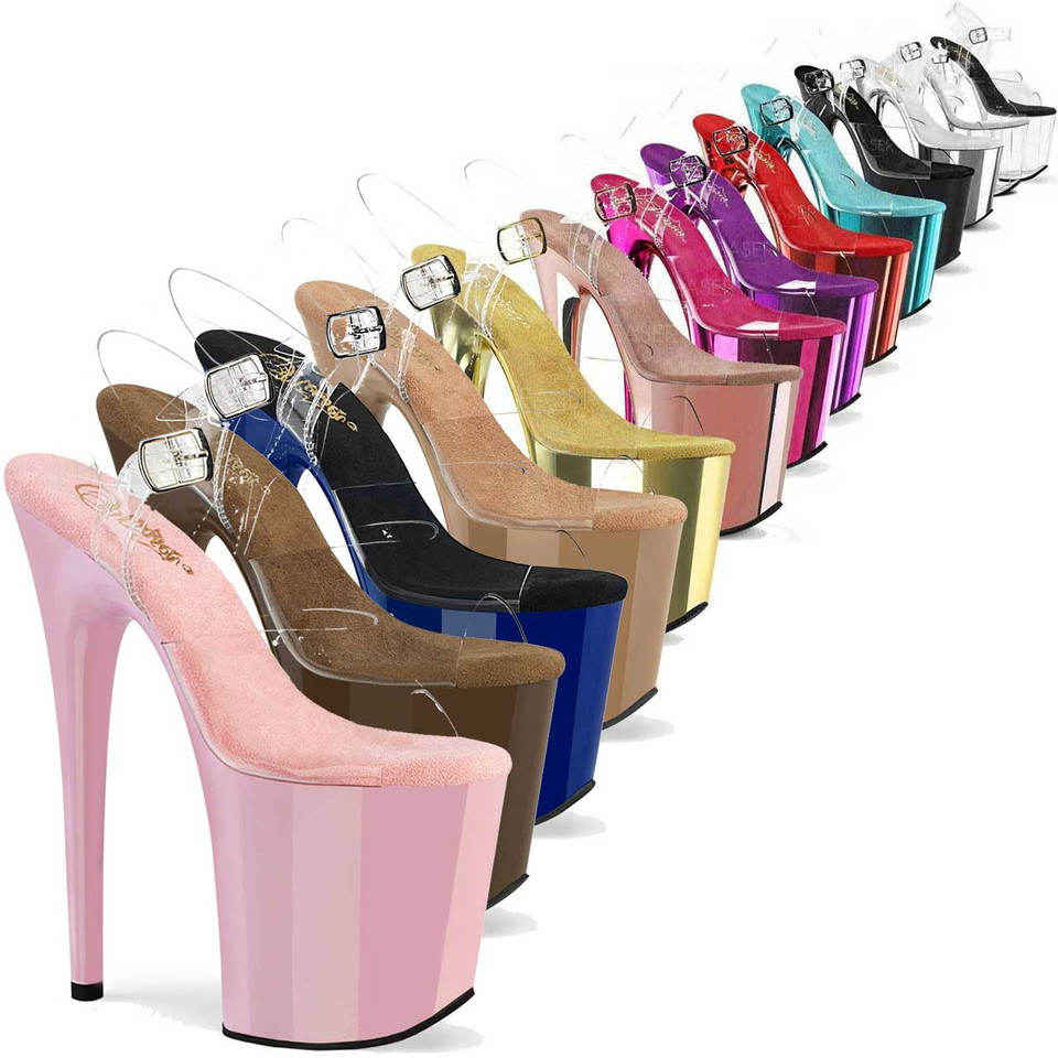 Pleaser Pink Label Shoes designed for transgender women, cross-dressers ...
