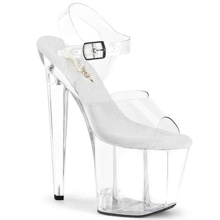 RAZZLE-808, 8 Inch Diamond Shape Heel Platform Sandal