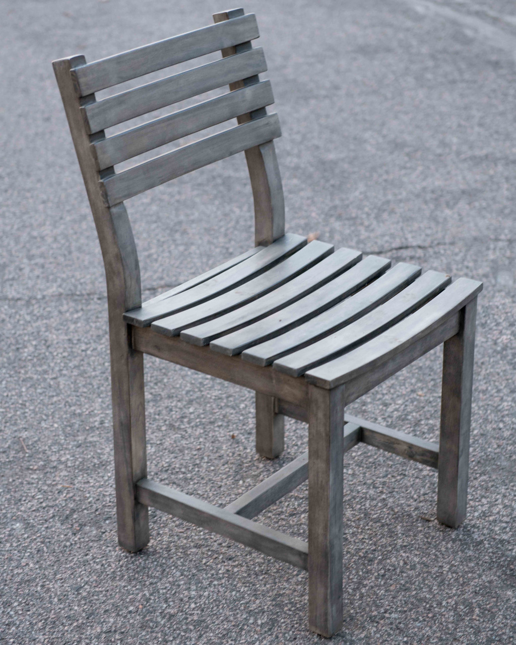 Buy Weathered Grey Wood Armless Chairs / Set of 2 - Wandering Lime