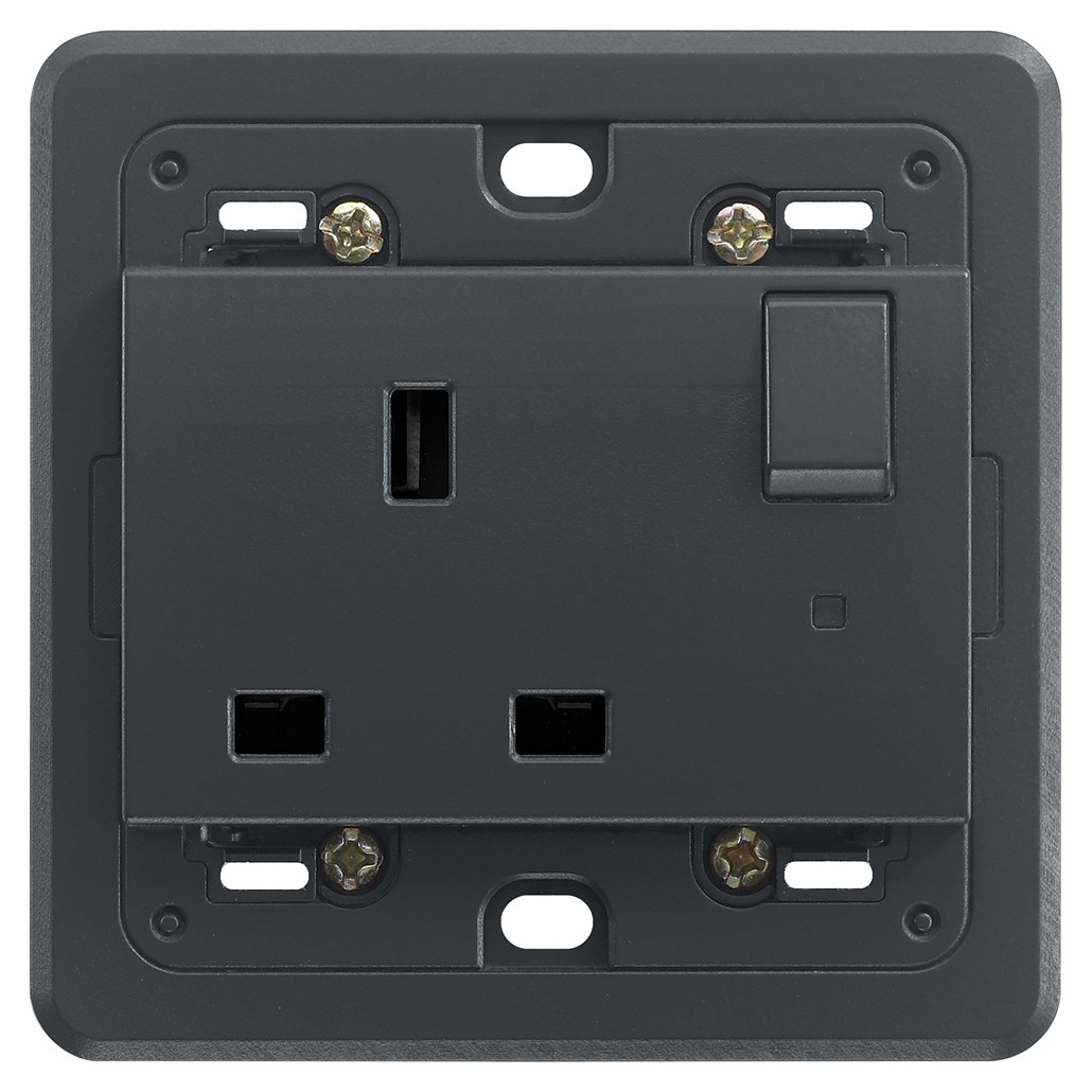 Vimar - Eikon 20221.L SICURY English Socket Outlet - 2P+E 13 A 250 V ...