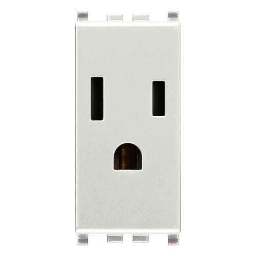 Vimar - Eikon 20243 SICURY USA+SASO Socket Outlet - Double 2P+E 15 A ...
