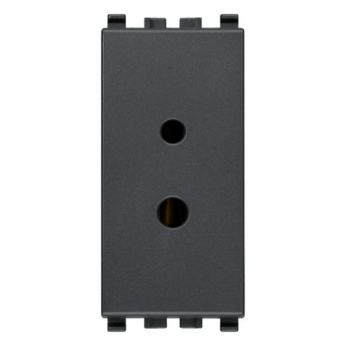 Vimar - Eikon 20331 Polarized SELV Socket Outlet - 2P 6 A 24 V, Plastic ...