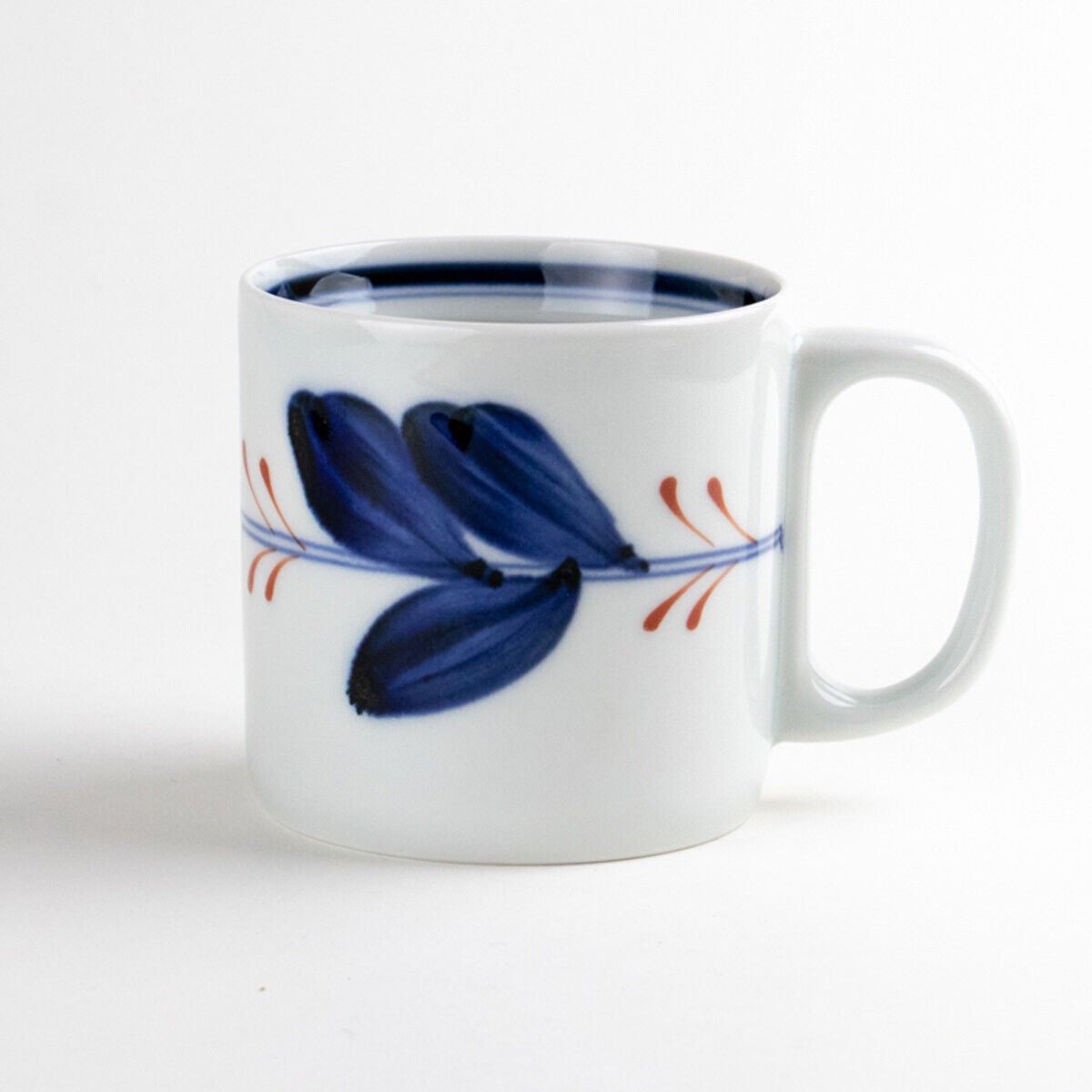 Arita ware Japanese Mug Tea cup Coffee cup Barley pattern green Japan