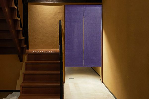 Kyoto Noren Japanese Hanging Door Curtain Linen 88*150 Chijimi weven ...