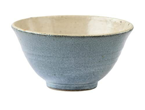 Shigaraki yaki Gohan Chawan Japanese rice bowl Saiun-Blue Made in Japan