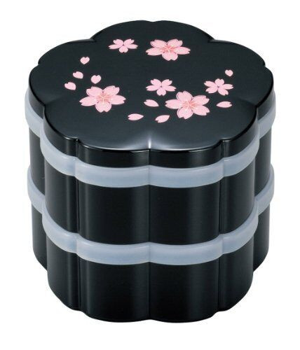 Jubako Bento Box Lunch Box Yamanaka lacquerware Osechi Black Cherry ...