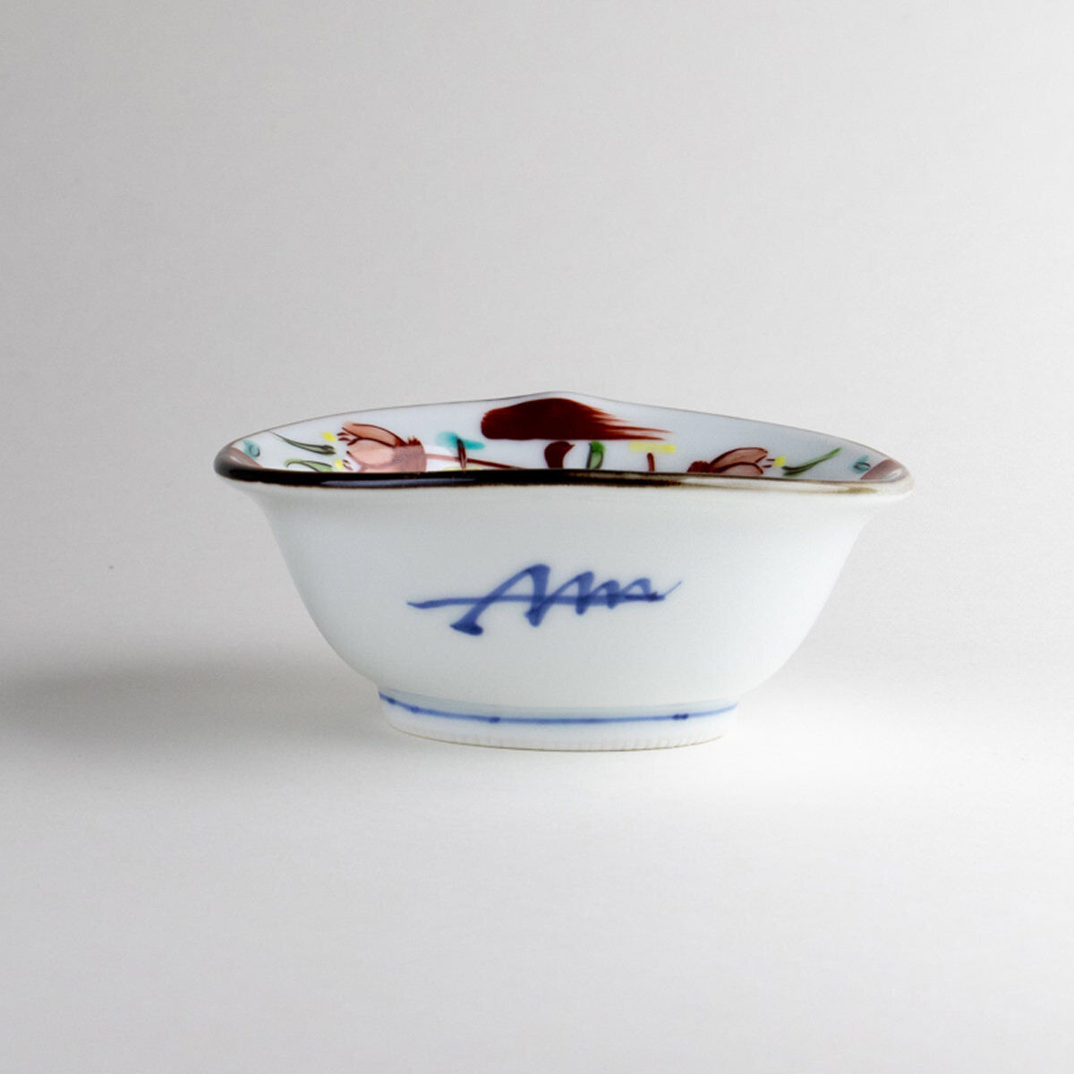 Arita ware Kobachi Japanese small bowl Sarving dish Hana-kazari Flower ...