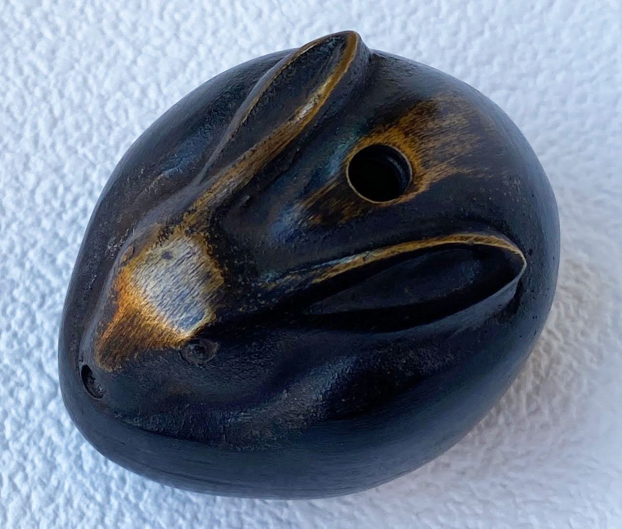 Suiteki Traditional Japanese water dropper Takaoka copper ware Rabbit ...