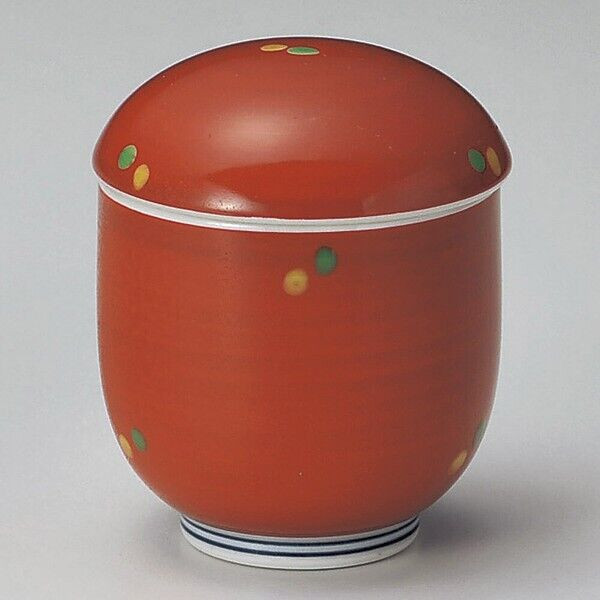 Arita Ware Japanese Porcelain Chawan Mushi Cups with Lid Akamaki Green dit