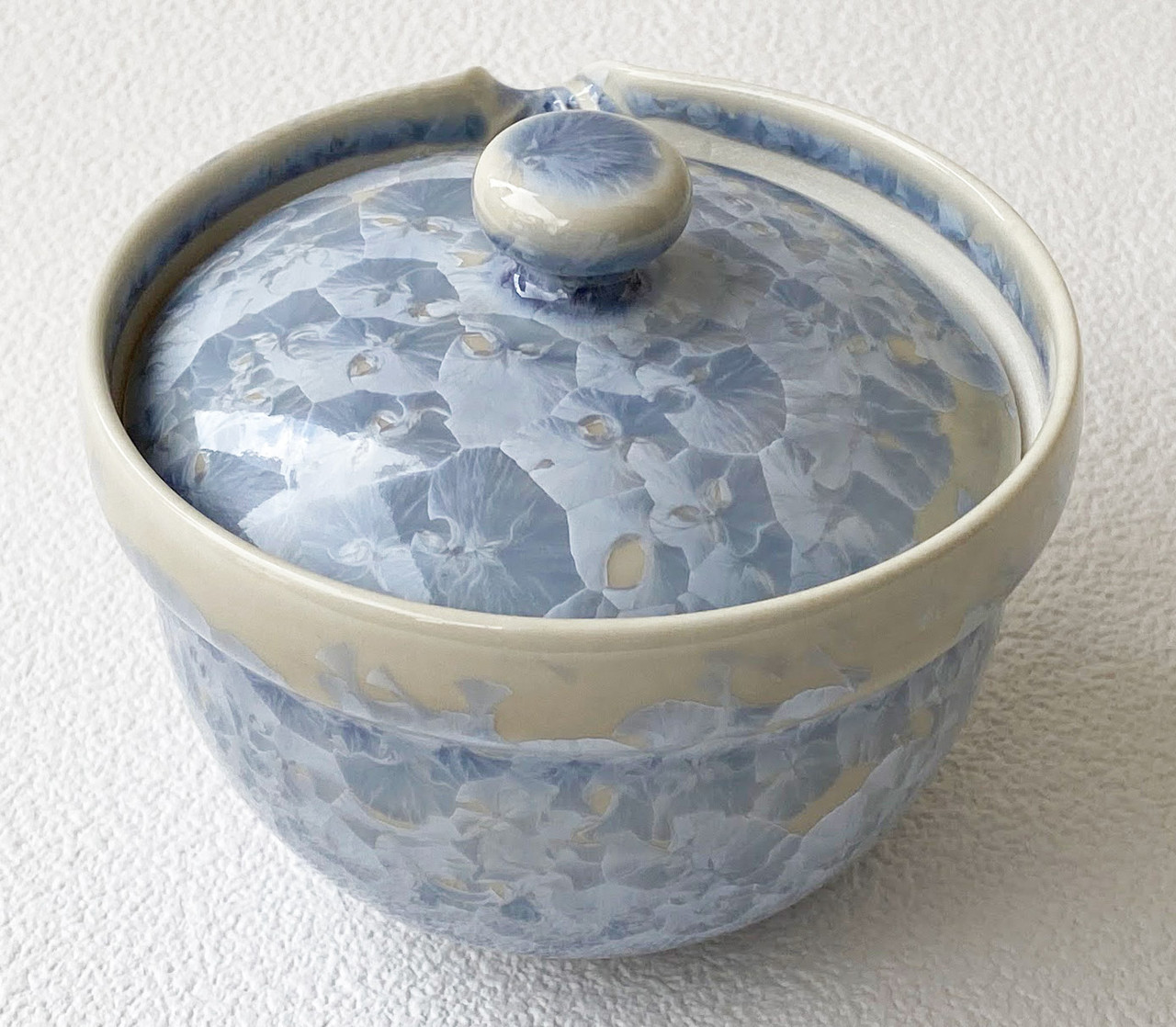 Hohin Kyusu Kyo Kiyomizu yaki Sencha Japanese pottery tea pot Crystal ...