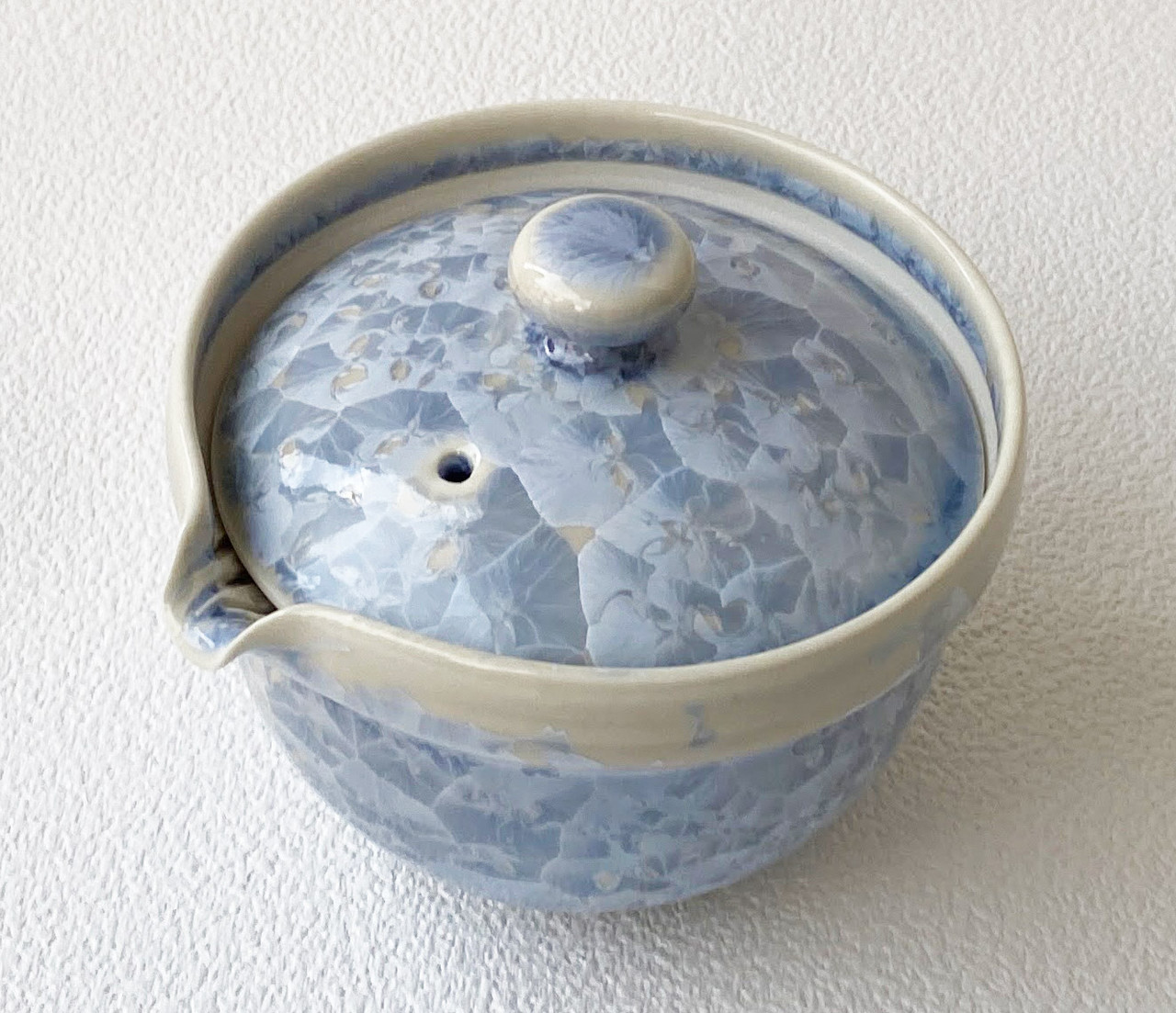 Hohin Kyusu Kyo Kiyomizu yaki Sencha Japanese pottery tea pot Crystal ...