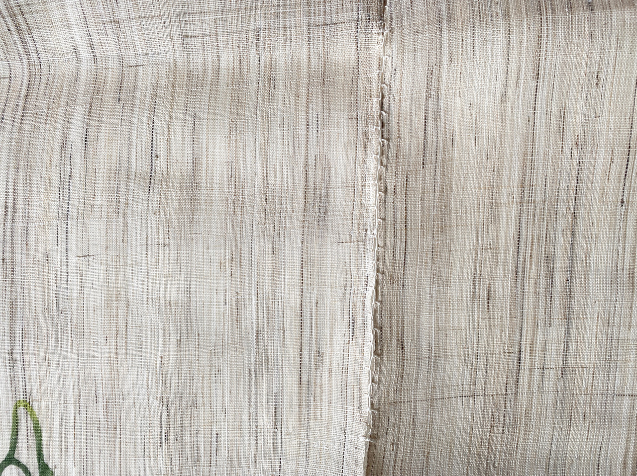 Kyoto Noren Japanese Door Curtain Willow and Frog motif Handcraft Linen ...