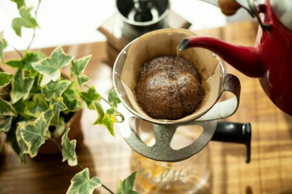 Takaoka Tin ware Japanese Pour over Coffee Dripper Handcraft Japan