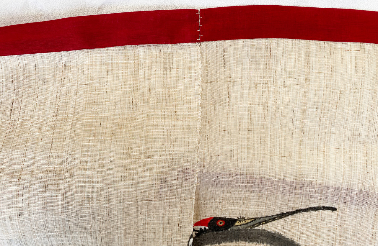 Kyoto Noren Japanese Hanging Door Curtain 150x88cm Handpaint Crane ...