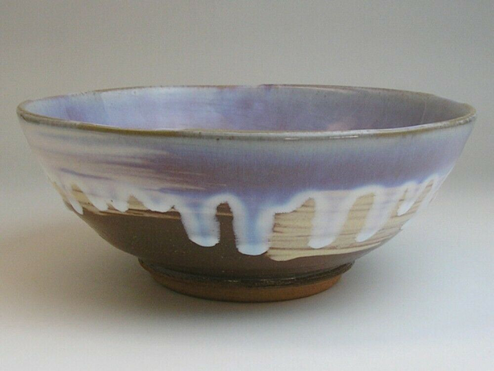 Hagi yaki ware Japanese pottery Bowl Hachi Sora Blue Handcraft japan