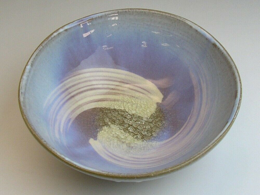 Hagi yaki ware Japanese pottery Bowl Hachi Sora Blue Handcraft japan