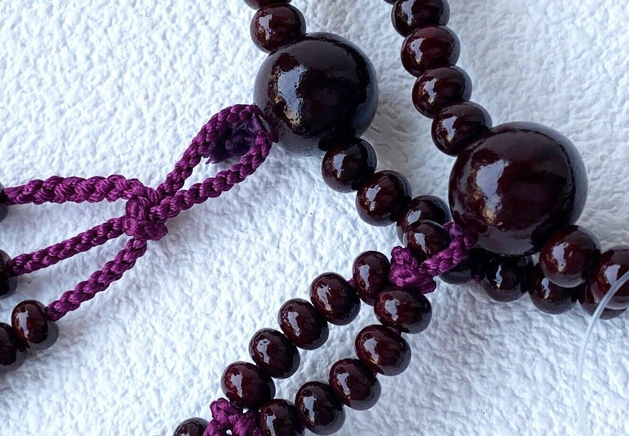 Kyoto Juzu Japanese Buddhist Mala Bracelet Nichiren Kyoto Juzu Japanese ...