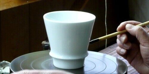 2pcs Arita yaki porcelain Japanese Sake Shochu cup SUPREMACY Gold ...