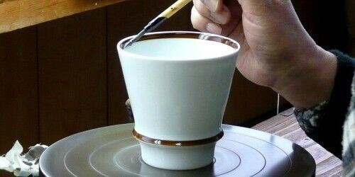 2pcs Arita yaki porcelain Japanese Sake Shochu cup SUPREMACY Gold ...