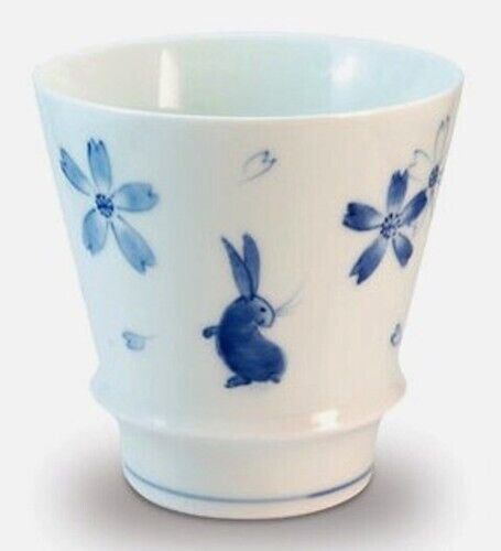 2pcs Arita yaki porcelain Japanese Sake Shochu cup SUPREMACY Rabbit ...