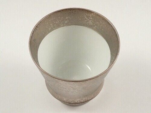 Arita yaki porcelain Japanese Shochu Sake cup SUPREMACY Gonsai Platinum