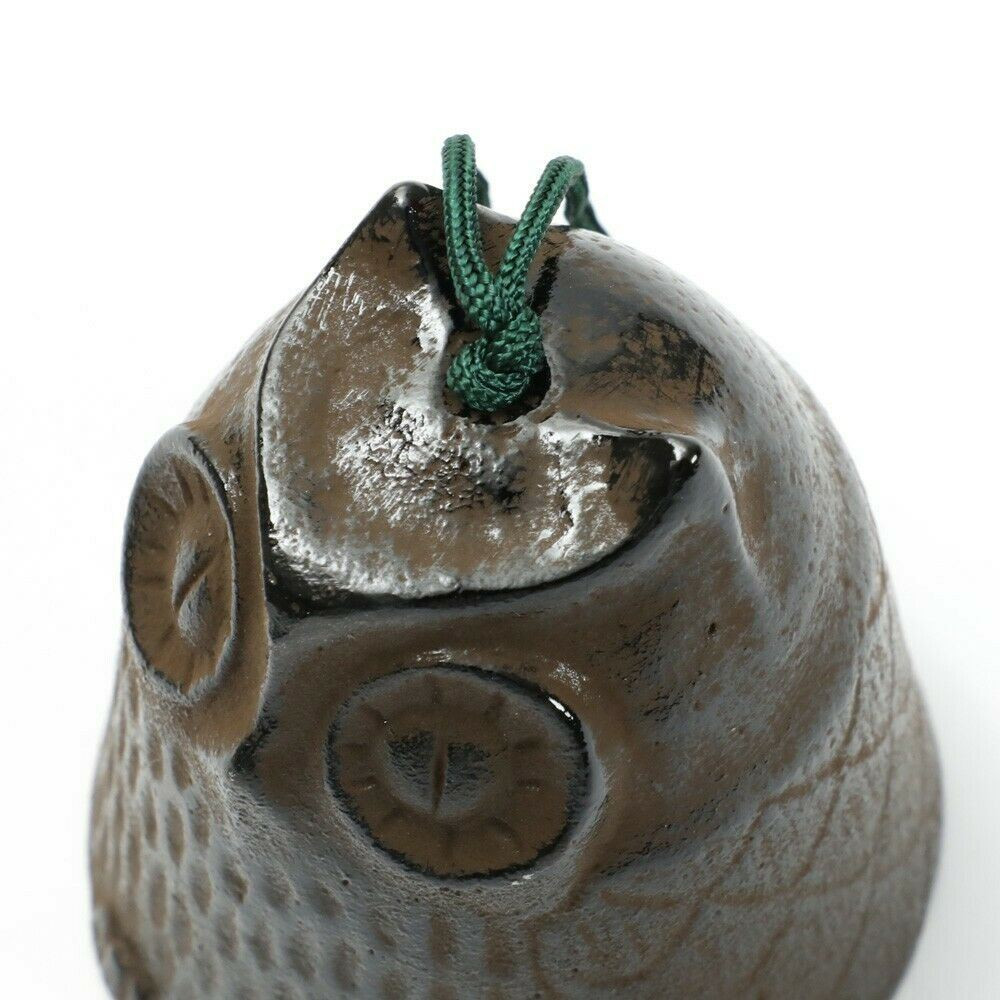 Furin Japanese Wind Bell Chime Takaoka metal craft Fukuro Owl Japan