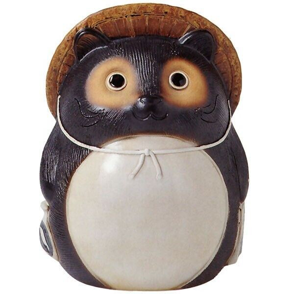 Tanuki Shigaraki yaki ware Japanese Chinese Racoon DogRaundish Figure19 ...