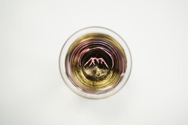 Guinomi T Japanese Sake glass Takaoka lacquerware Mother of pearl Stone ...