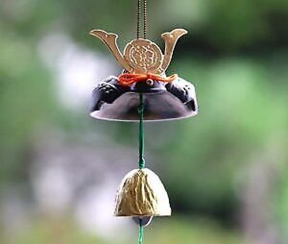 Furin Wind bell chime Nanbu cast iron Japan Takaoka CraftKabuto Hideyoshi