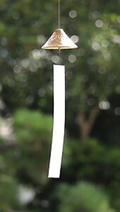 Furin Japanese Wind Bell Chime Takaoka metal craftBrass ,Silver Nousaku ...
