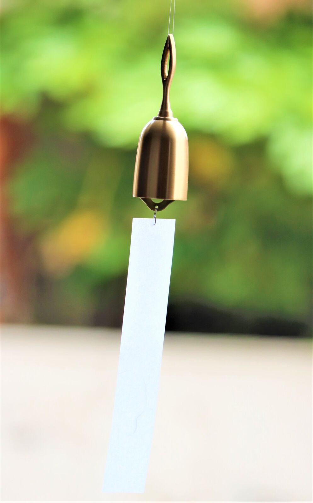 Furin Japanese Wind Bell Chime Takaoka metal craftBrass ,Silver Nousaku ...
