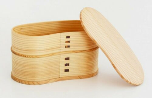 Japanese Lunch Bento Box Odate Kogeisha Magewappa Akita Cedar 2 stage ...
