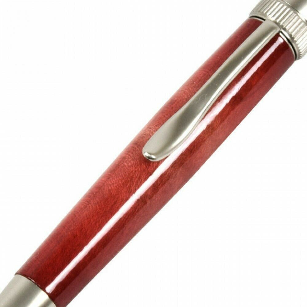 Gifu Air Brush wood Japanese Ballpoint pen Candy color Curly maple ...