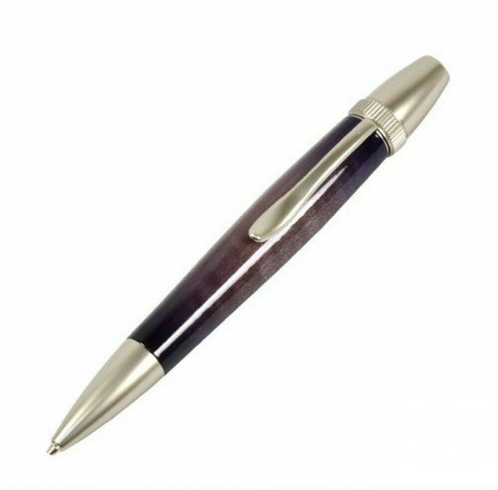 Gifu Air Brush wood Japanese Ballpoint pen Candy color Curly maple ...